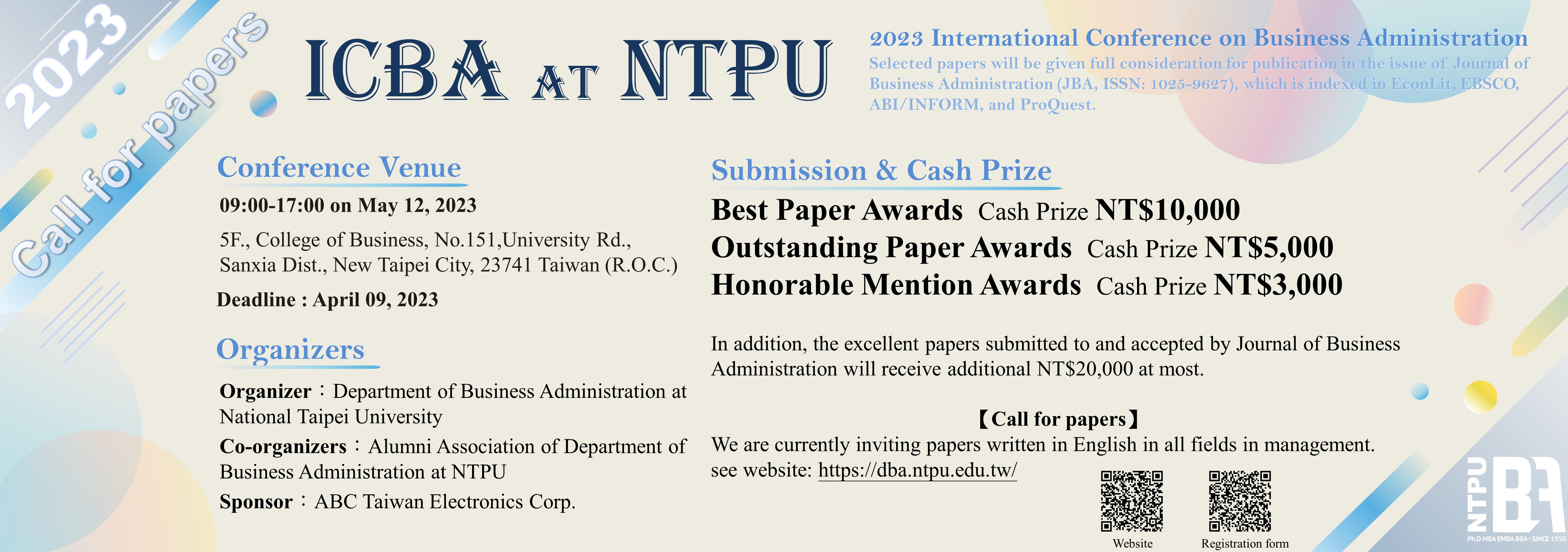 Department of Business Administration National Taipei University